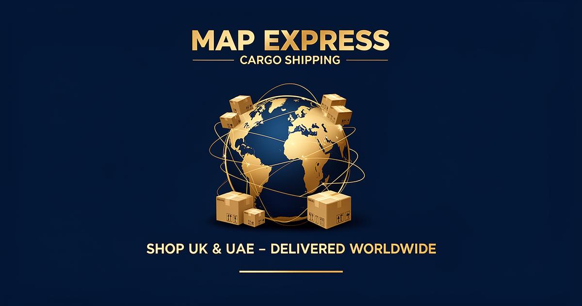 Map Express Cargo | Shop UK & UAE Retailers - Delivery to Kenya & Uganda